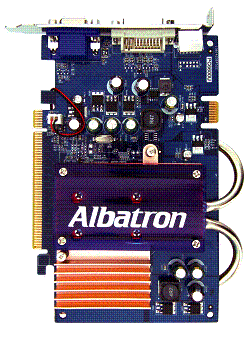 Albatron PCIe-enabled GeForce 6600 card uses heatpipe cooling