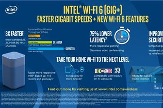 Intel accelerates Wi-Fi 6 adoption in new PCs, routers and gateways